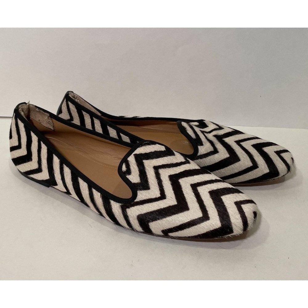 Ugg Collection Zebra Print Made In Italy Flat Size 37 - Gem